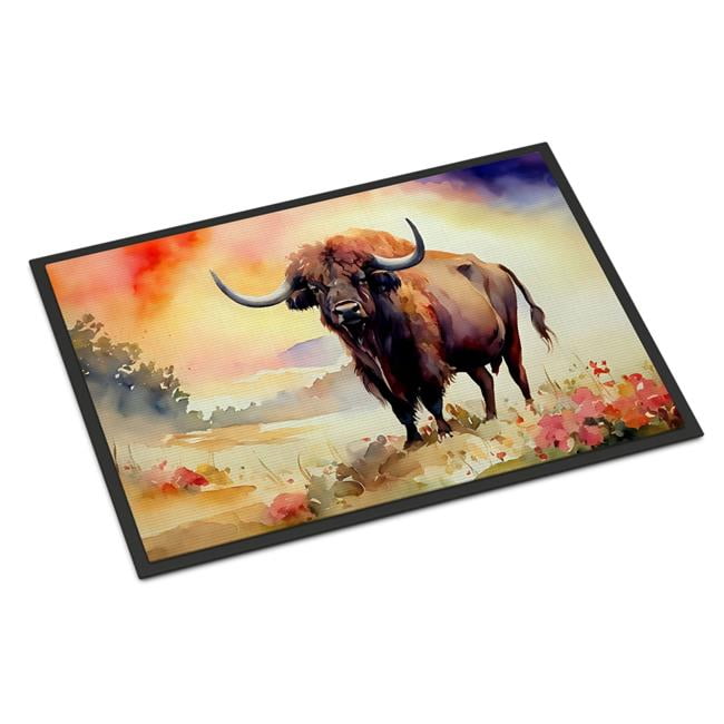 Carolines Treasures DAC2883MAT 18 x 27 in. Buffalo Doormat - Walmart.com