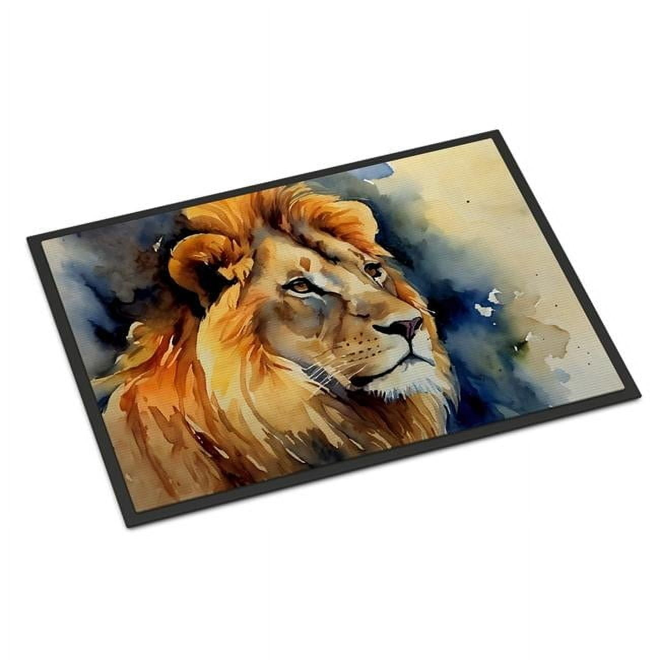 Carolines Treasures DAC2954JMAT 0.15 x 24 x 36 in. Lion Rectangle ...