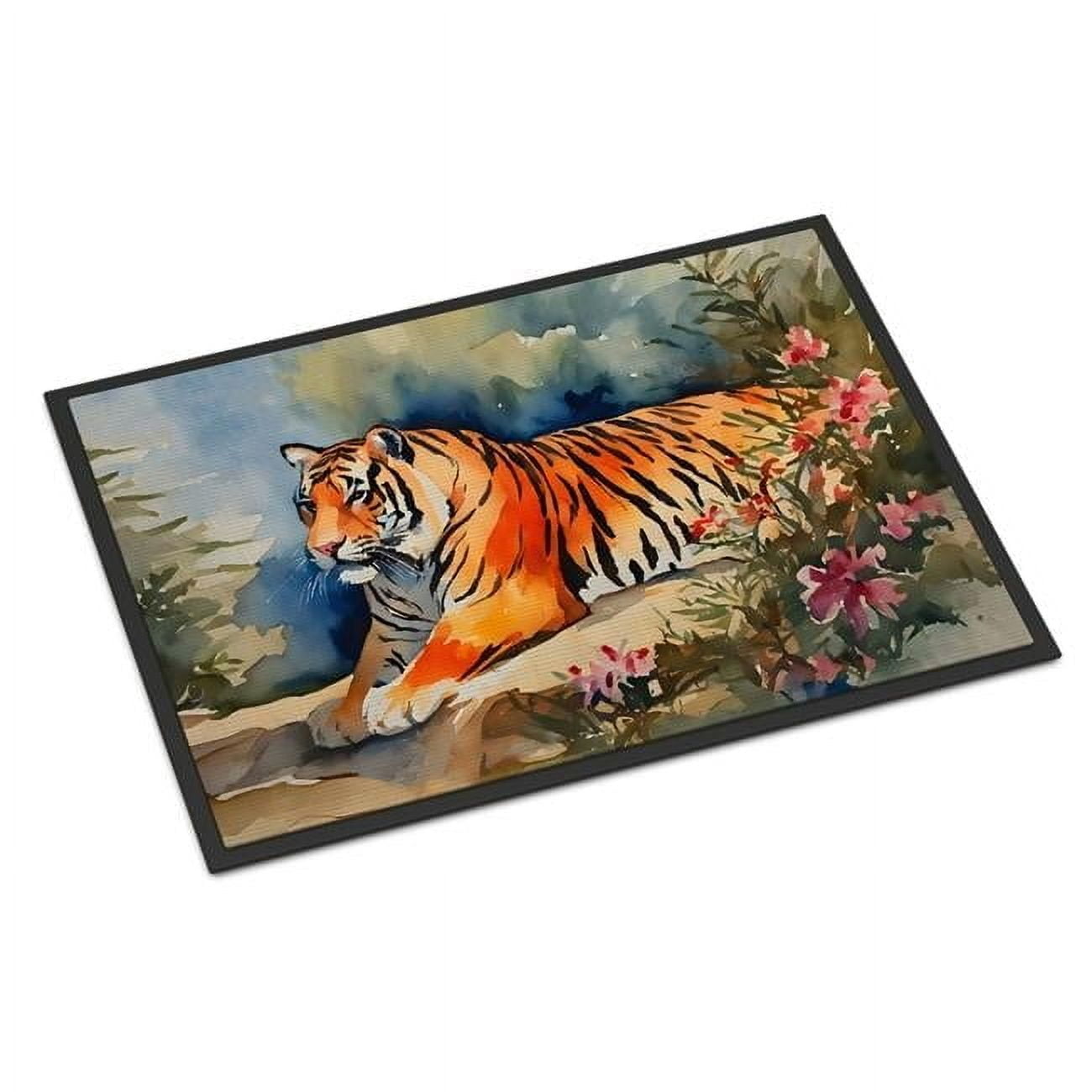 Carolines Treasures DAC2990JMAT 0.15 x 24 x 36 in. Tiger Rectangle ...