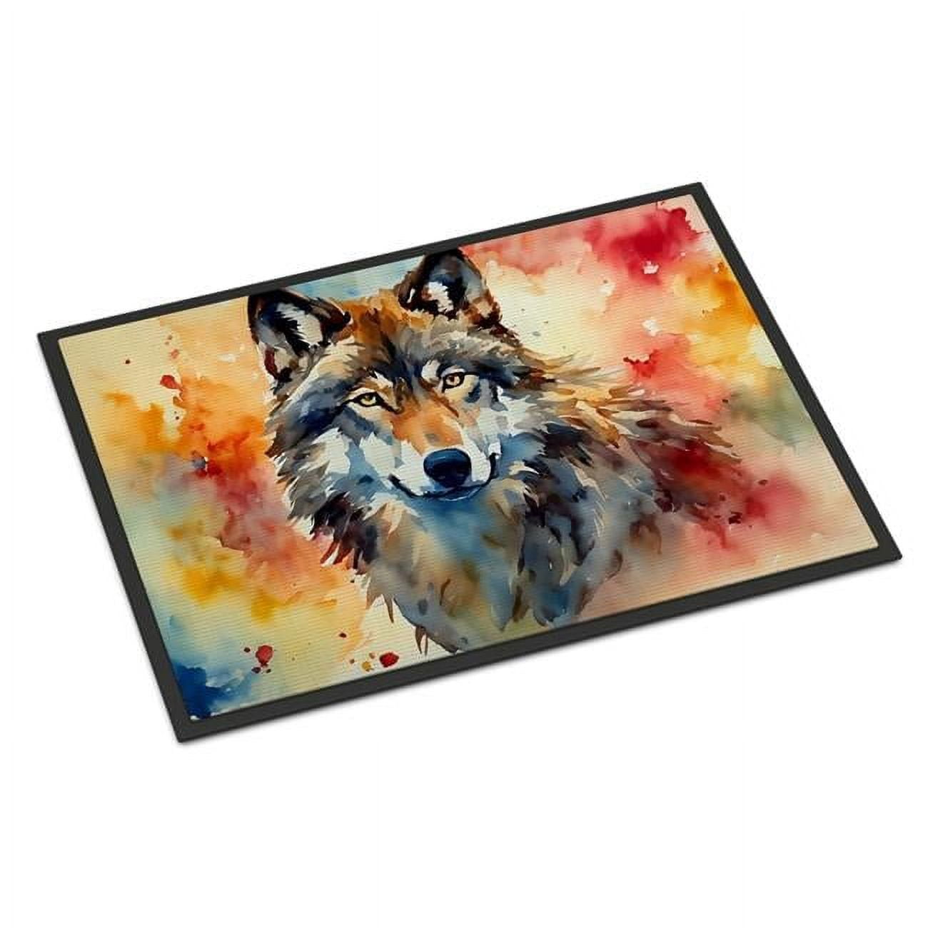 Carolines Treasures DAC3002MAT 0.15 x 18 x 27 in. Wolves Wolf Doormat ...