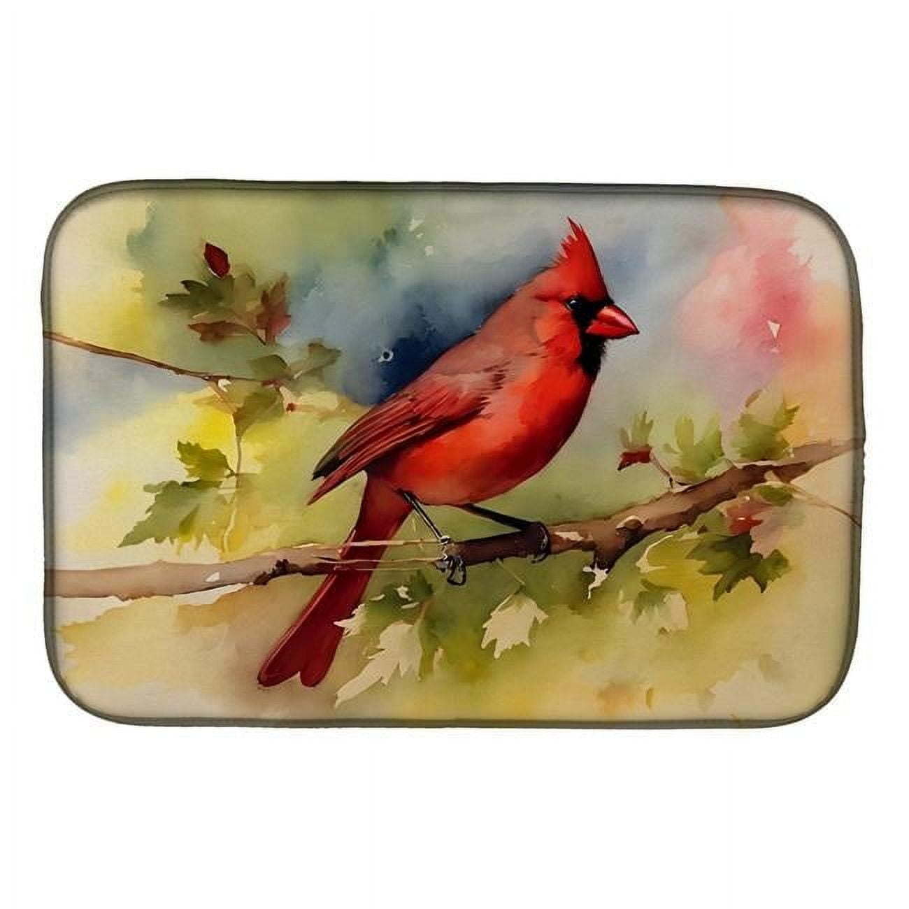 Carolines Treasures DAC3200DDM 21 x 14 in. Cardinal Dish Drying Mat ...