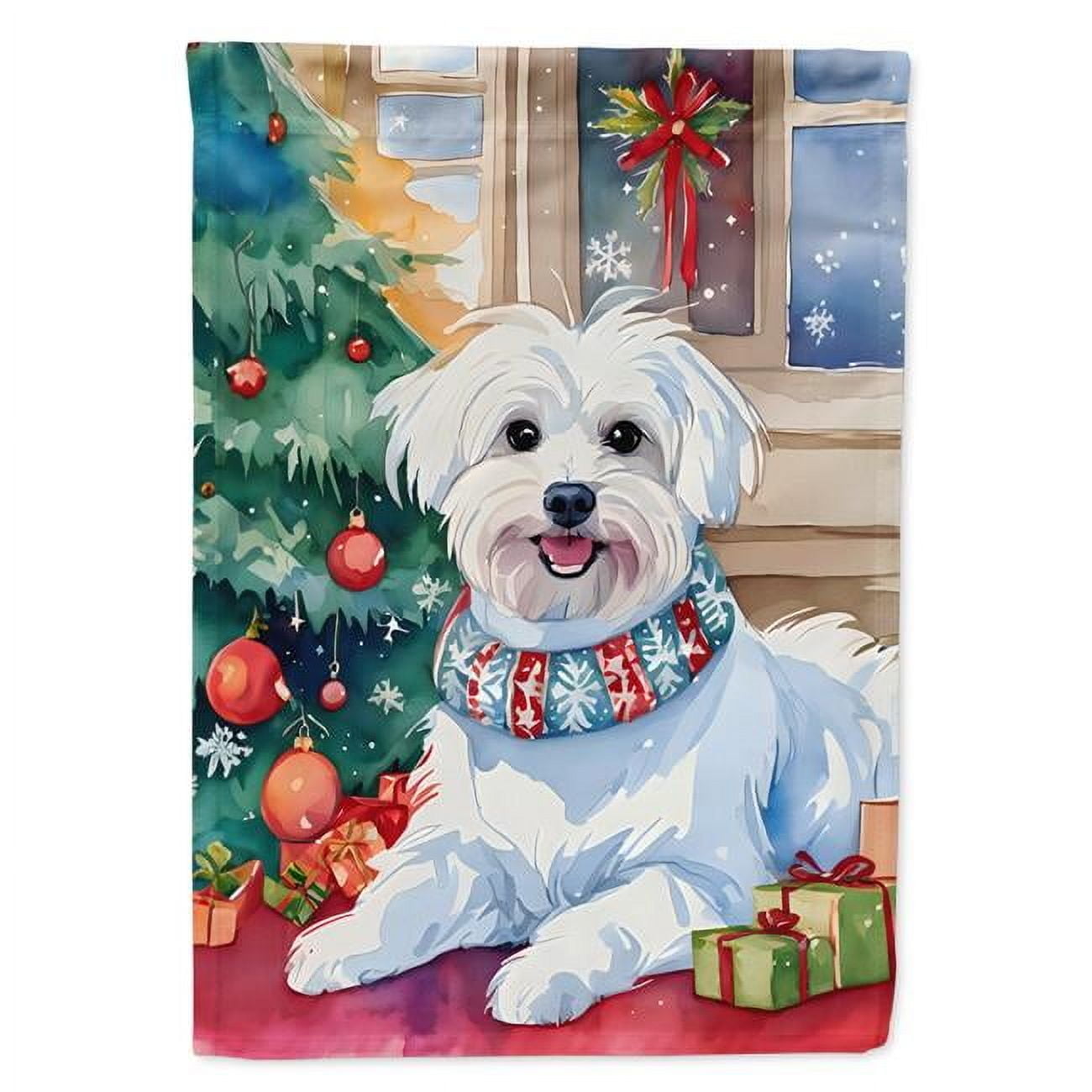Maltese Christmas House Flag - Walmart.com
