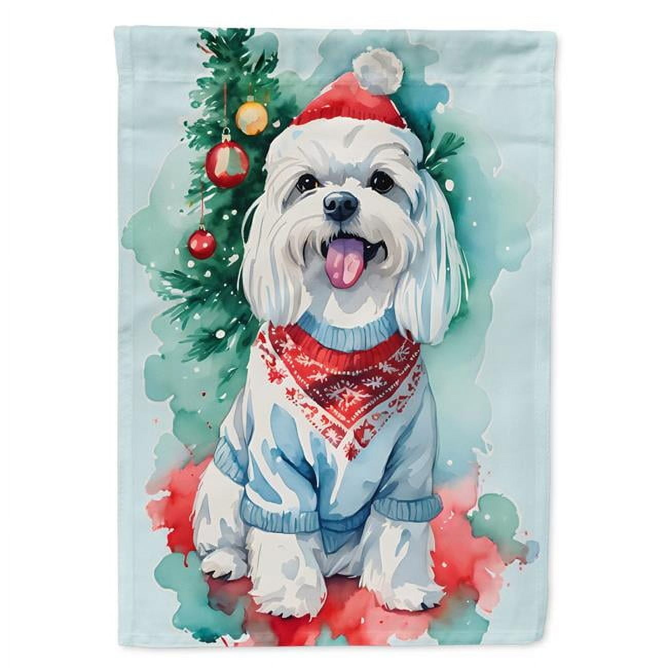 Maltese Christmas House Flag - Walmart.com