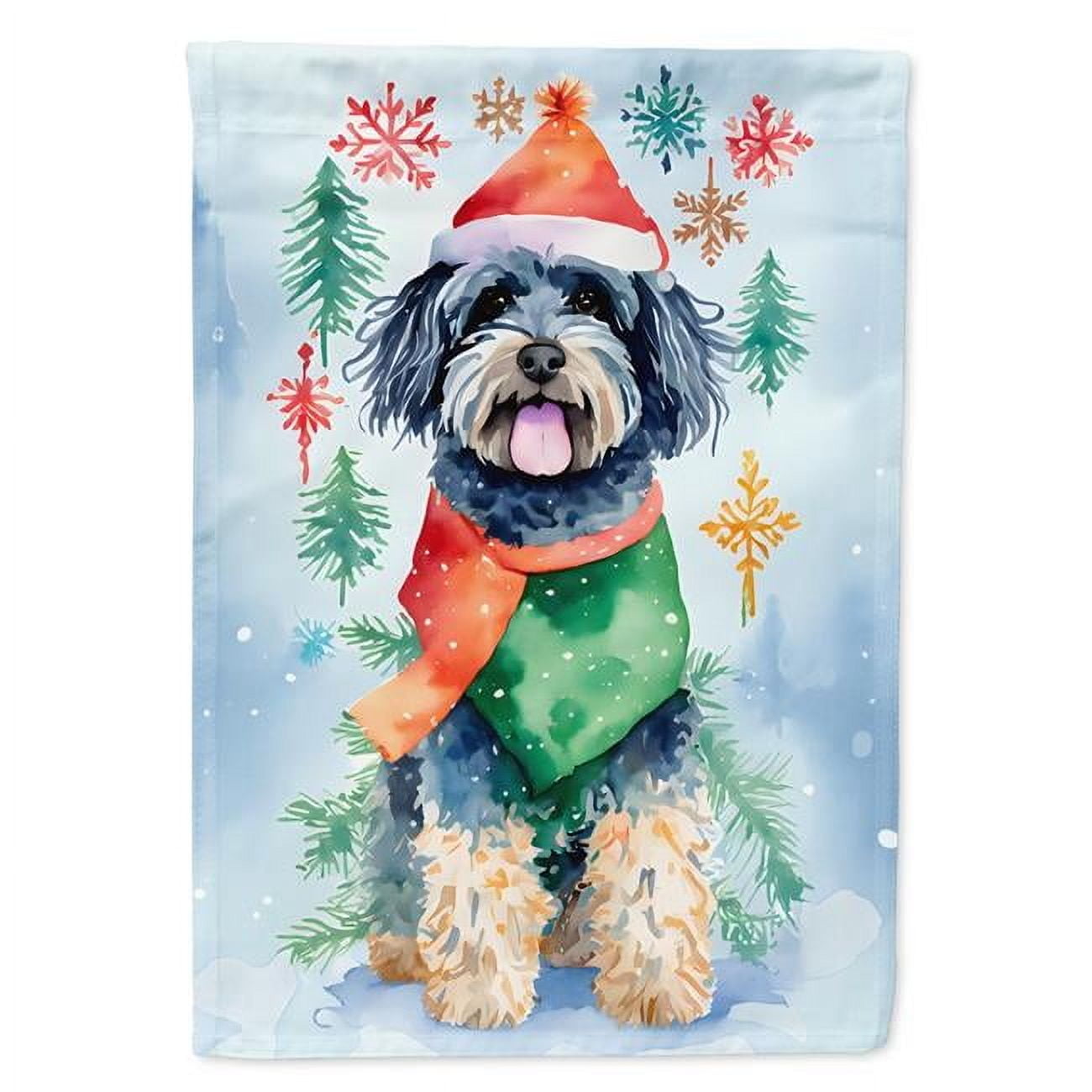 Carolines Treasures DAC3599CHF 40 x 28 in. Puli Christmas Polyester ...