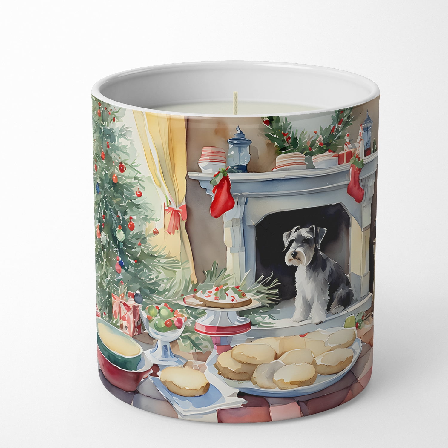 Carolines Treasures DAC3879CDL 10 oz Unisex Schnauzer Christmas Cookies ...