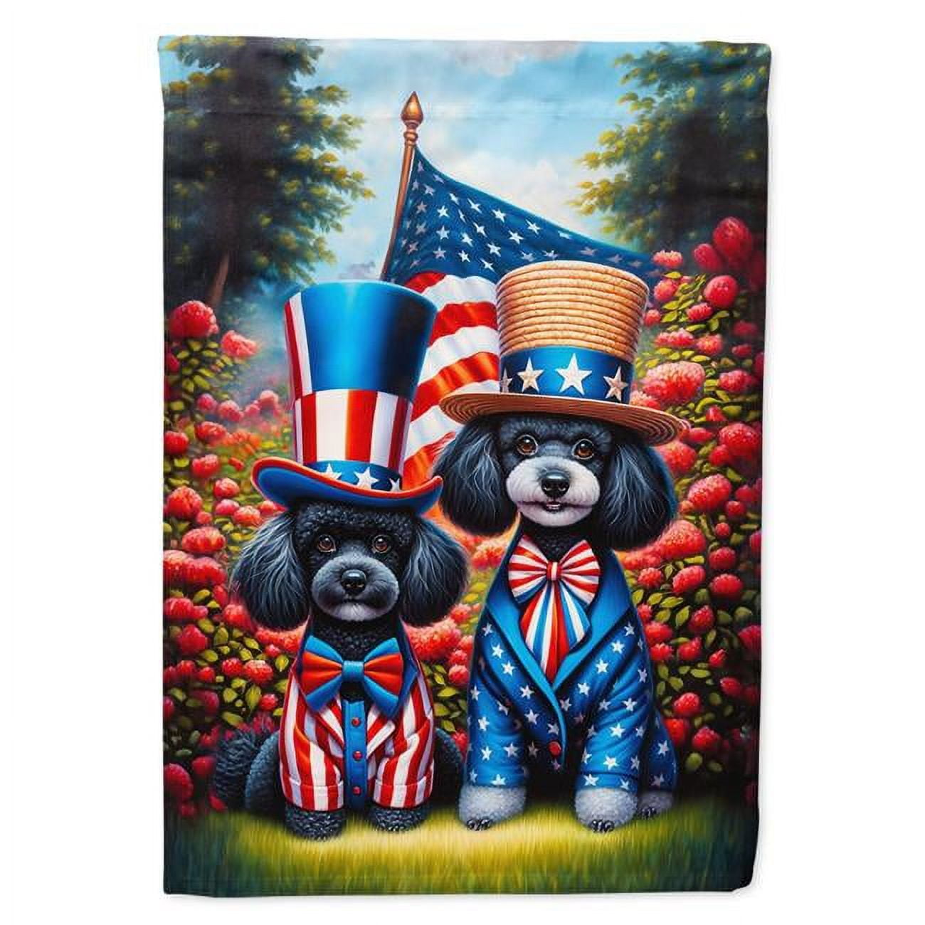 Carolines Treasures DAC4292CHF 40 x 28 in. All American Poodle ...