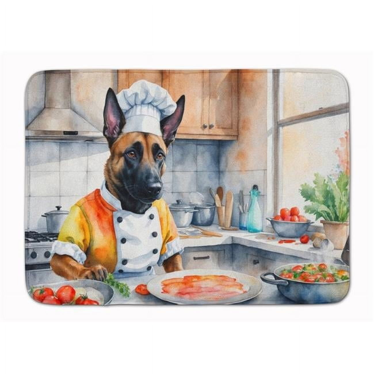 Carolines Treasures DAC6200RUG 19 x 27 in. Belgian Malinois The Chef ...