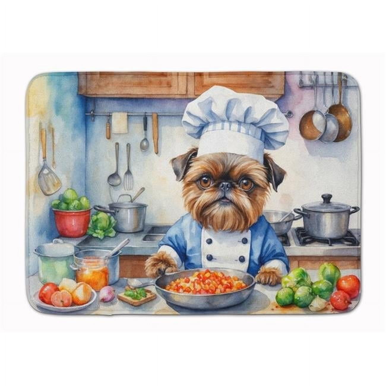 Carolines Treasures DAC6222RUG 19 x 27 in. Brussels Griffon The Chef ...