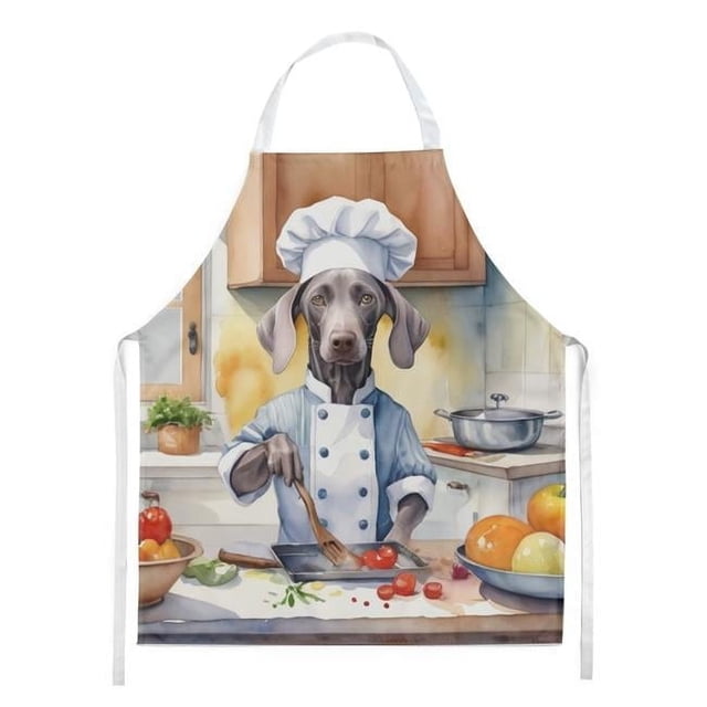Carolines Treasures DAC6336APRON 30 x 27 in. Weimaraner The Chef Apron ...
