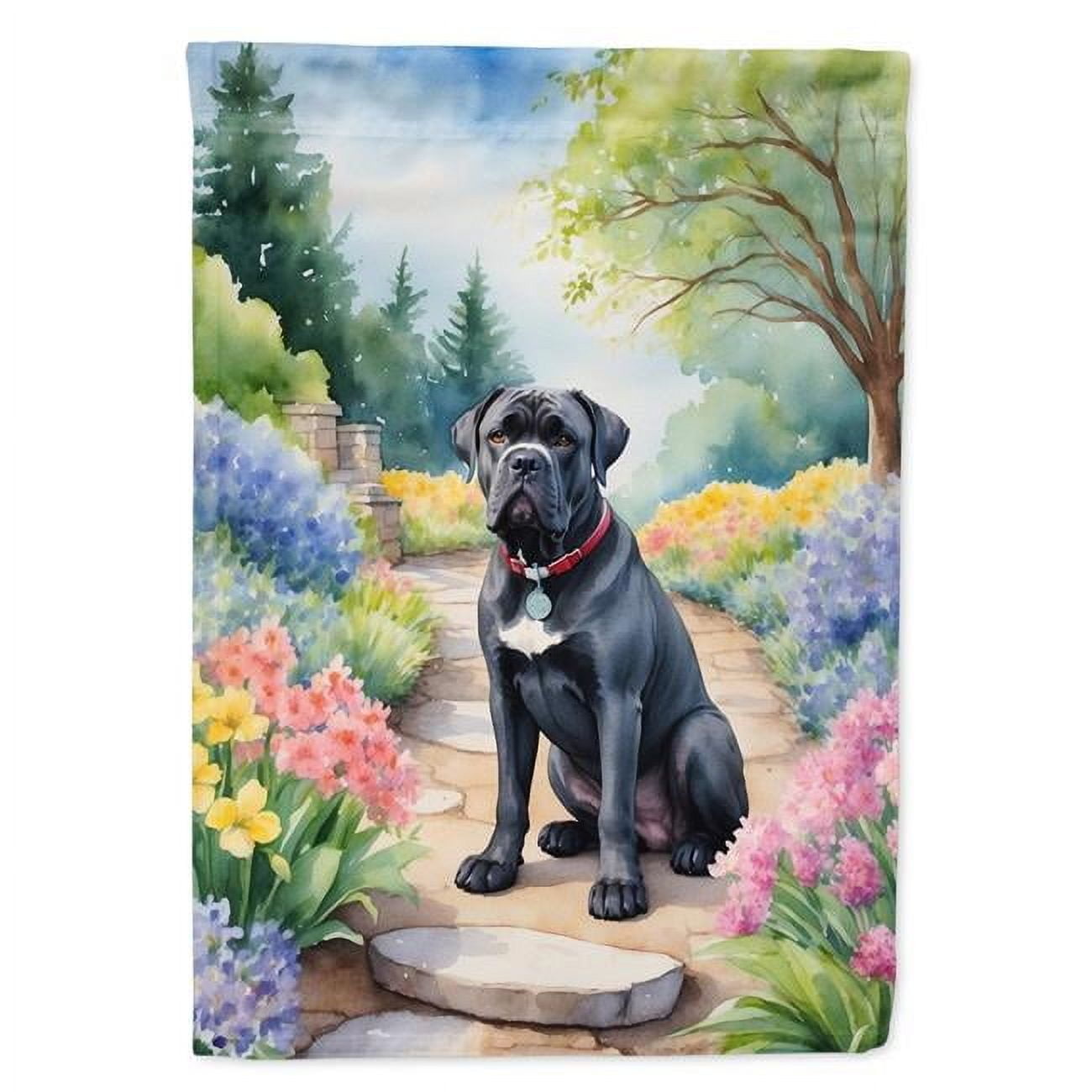 Cane Corso Spring Path House Flag 28 in x 40 in - Walmart.com