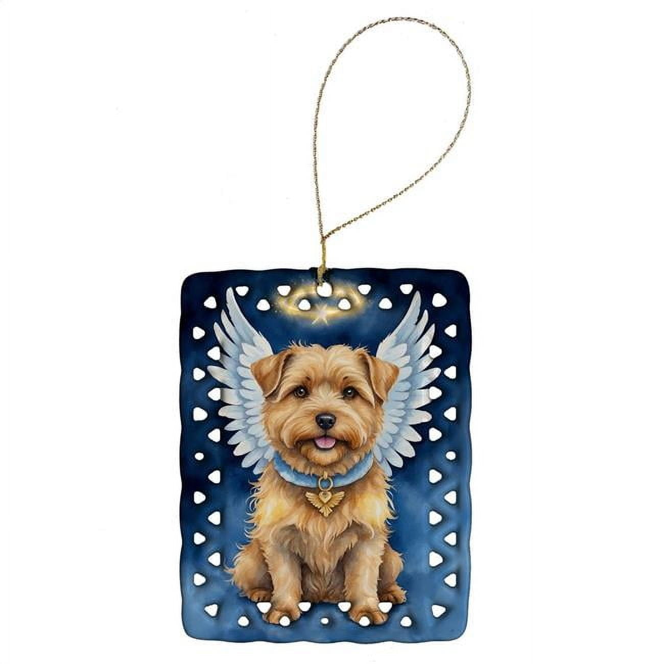 Carolines Treasures DAC7042CO2 3.4 x 2.6 in. Norfolk Terrier My Angel ...