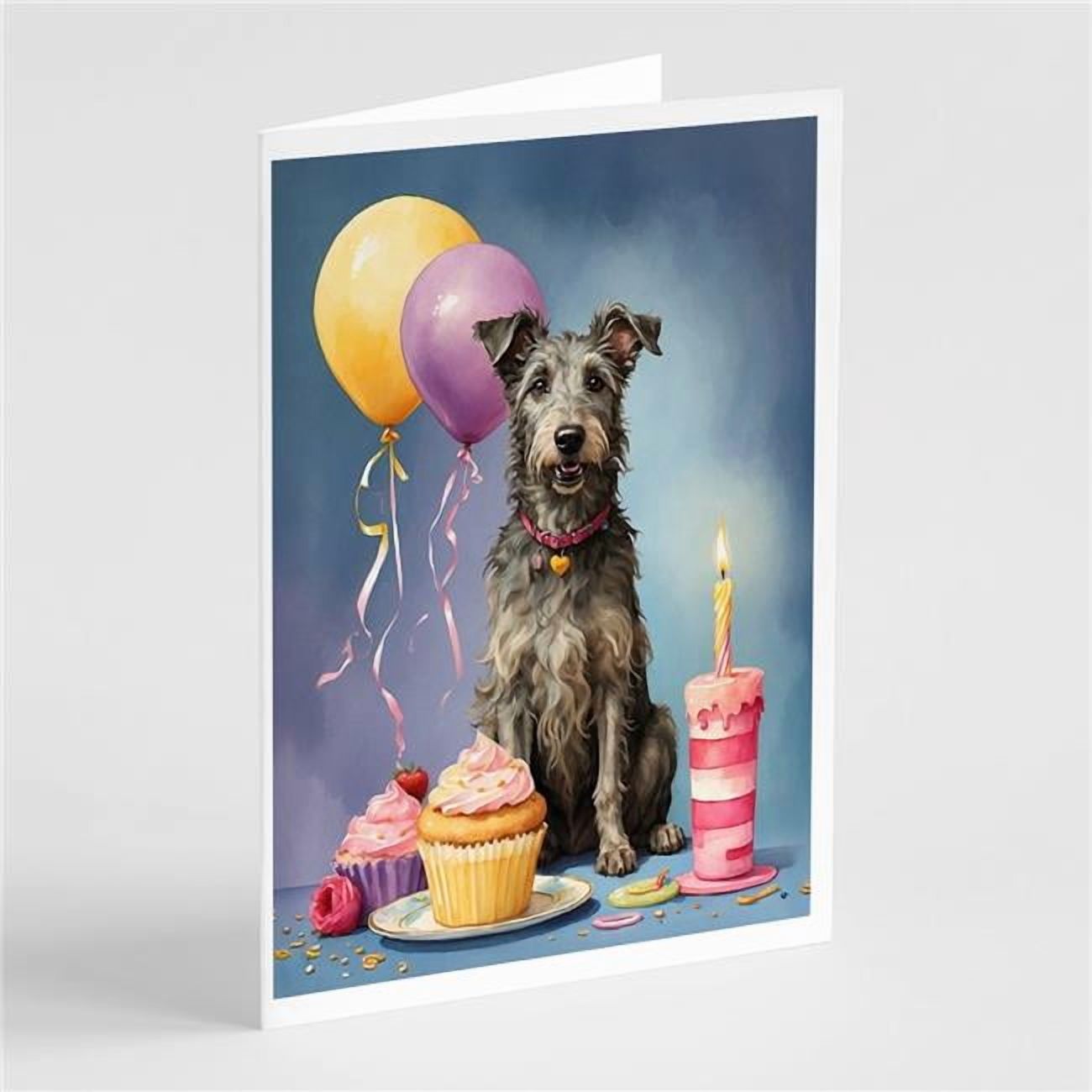 Carolines Treasures DAC8045GCA7P 5 x 7 in. Scottish Deerhound Happy ...