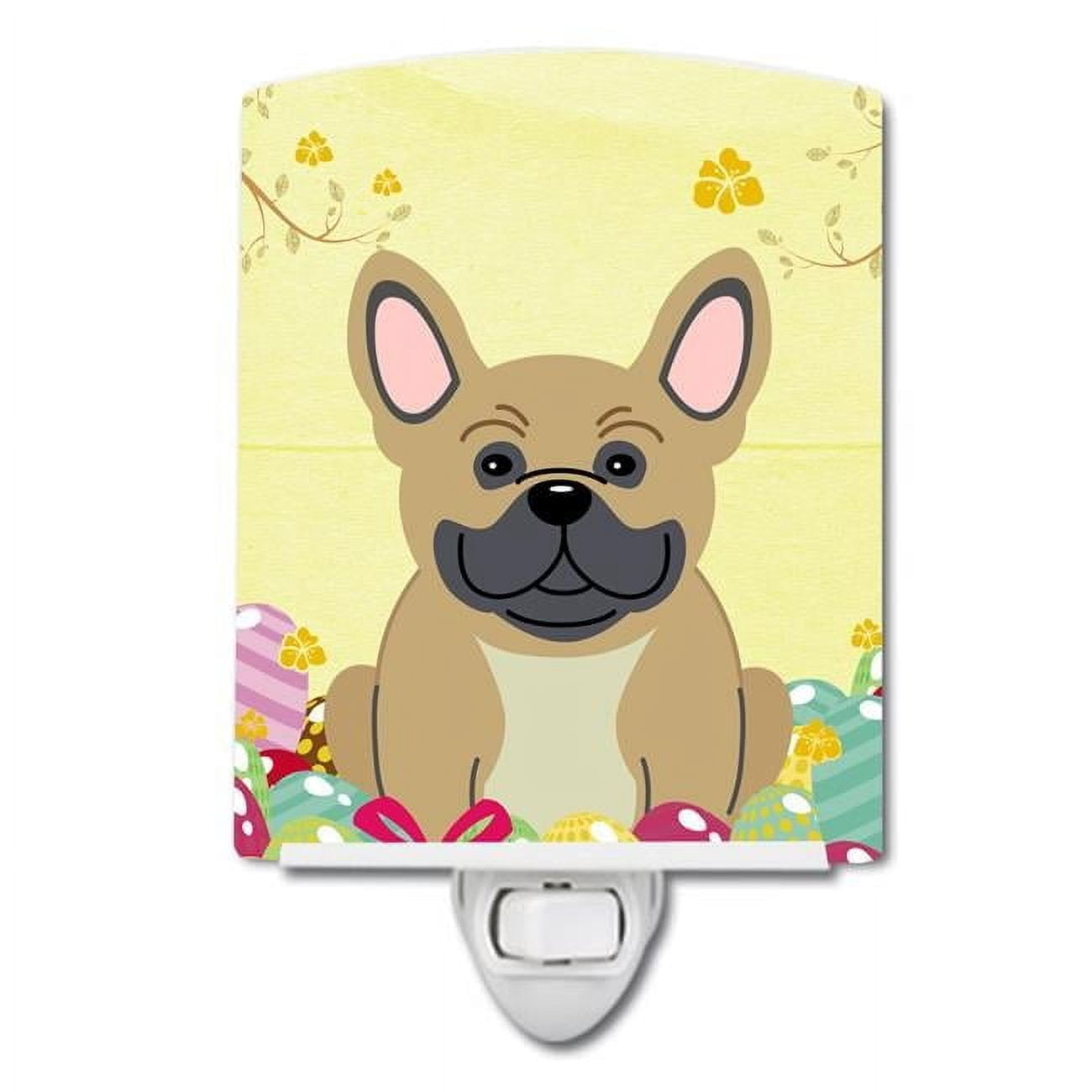 Carolines Treasures Easter Eggs French Bulldog Cream Ceramic Night ...