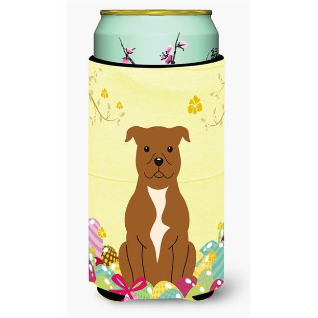 Carolines Treasures Easter Eggs Staffordshire Bull Terrier Brown Tall ...