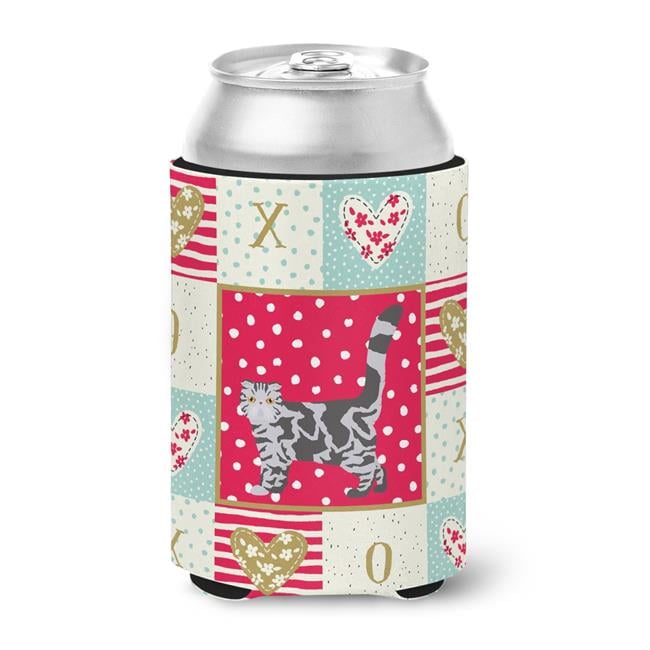 Carolines Treasures Foldex Exotic Fold 1 Cat Love Can or Bottle Hugger ...