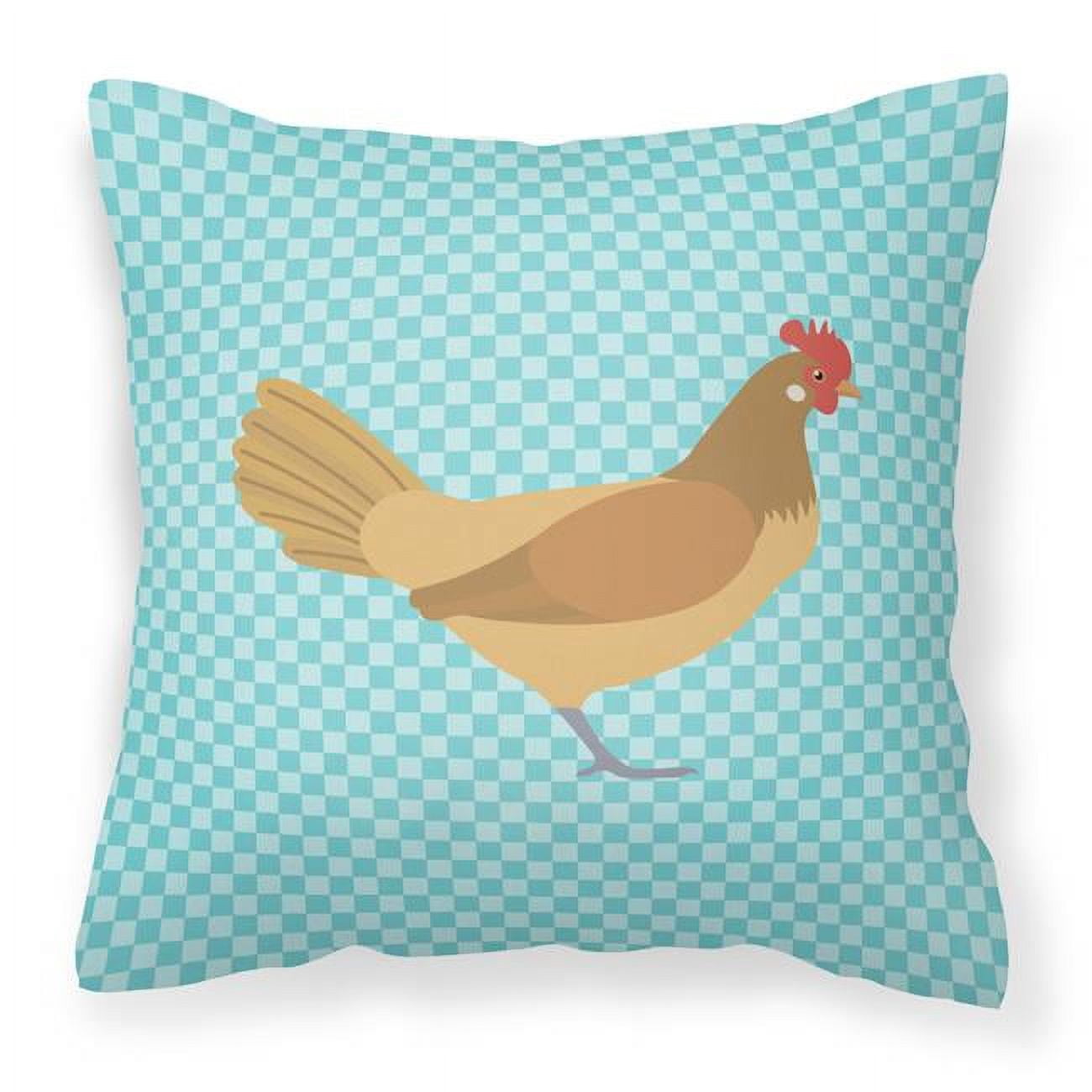 Frisian Friesian Chicken Animal Art Checkboard Design Fabric Decorative ...