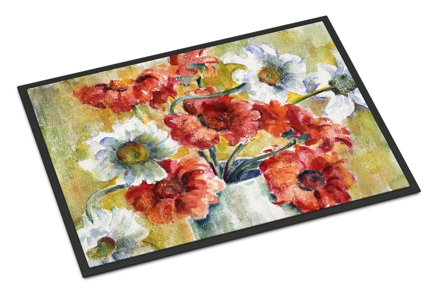 Carolines Treasures GFGO0028JMAT Flowers by Fiona Goldbacher Indoor or ...