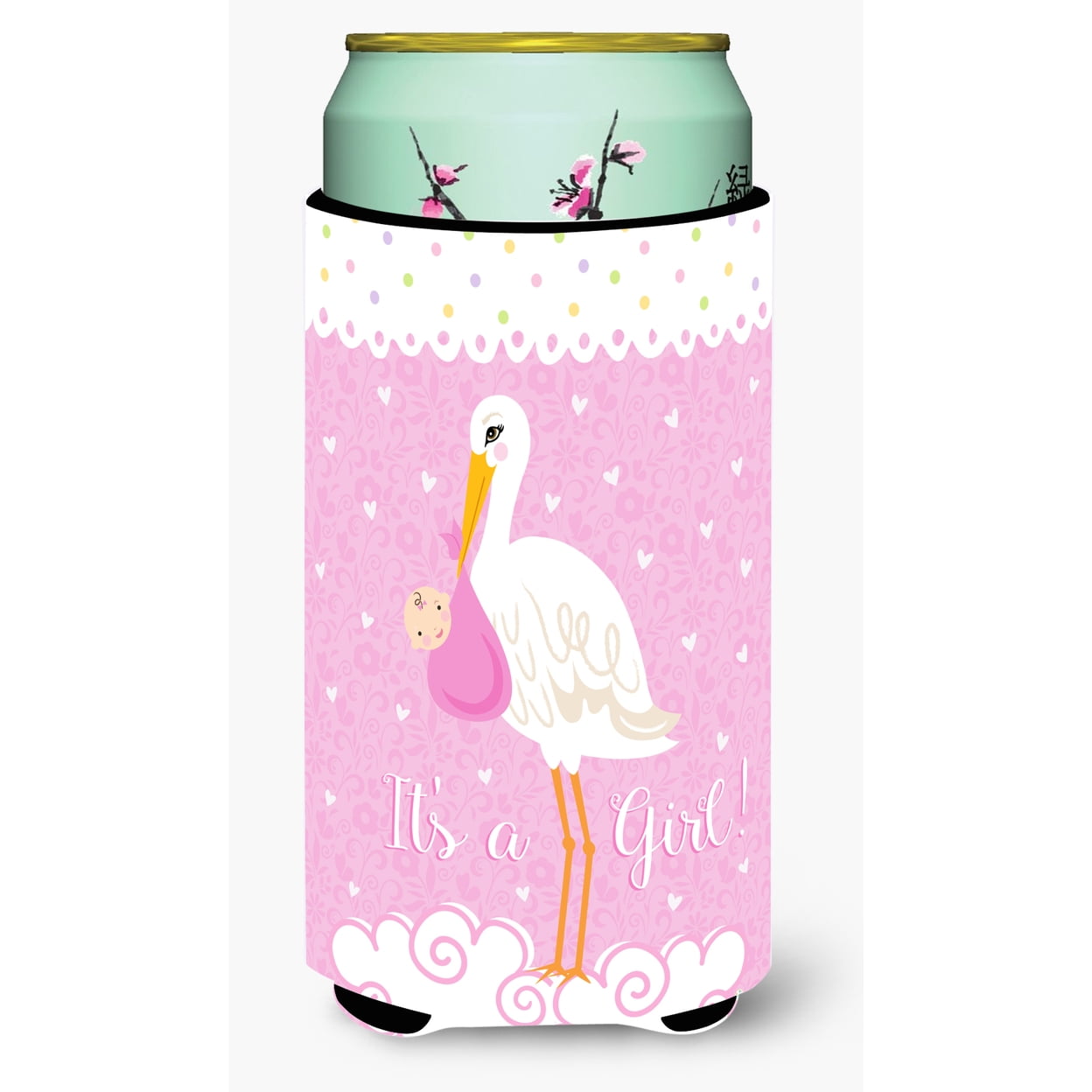 Carolines Treasures Its a Baby Girl Tall Boy beverage insulator Hugger ...