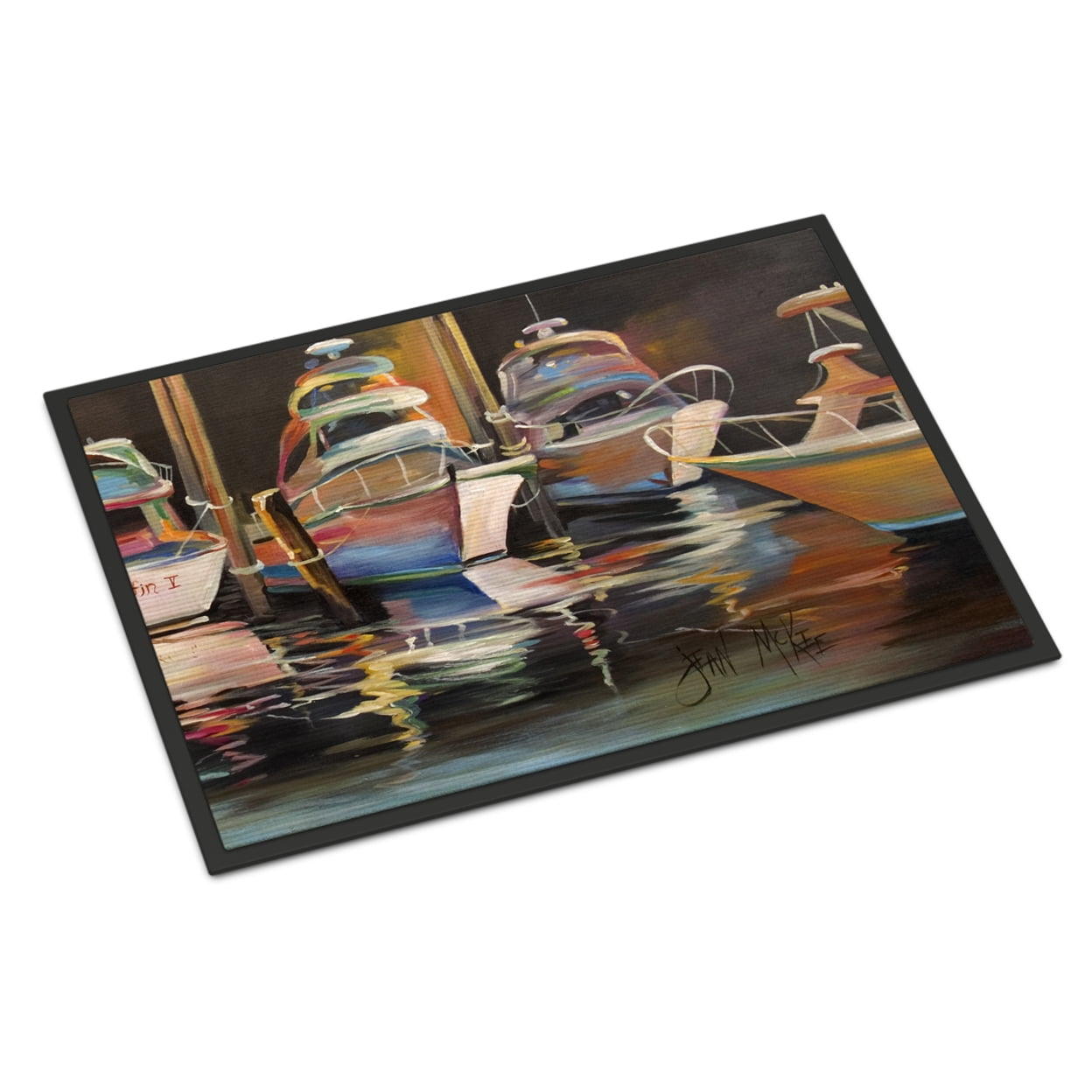 Carolines Treasures JMK1076MAT Sea Chase Deep Sea Fishing Boats Door ...