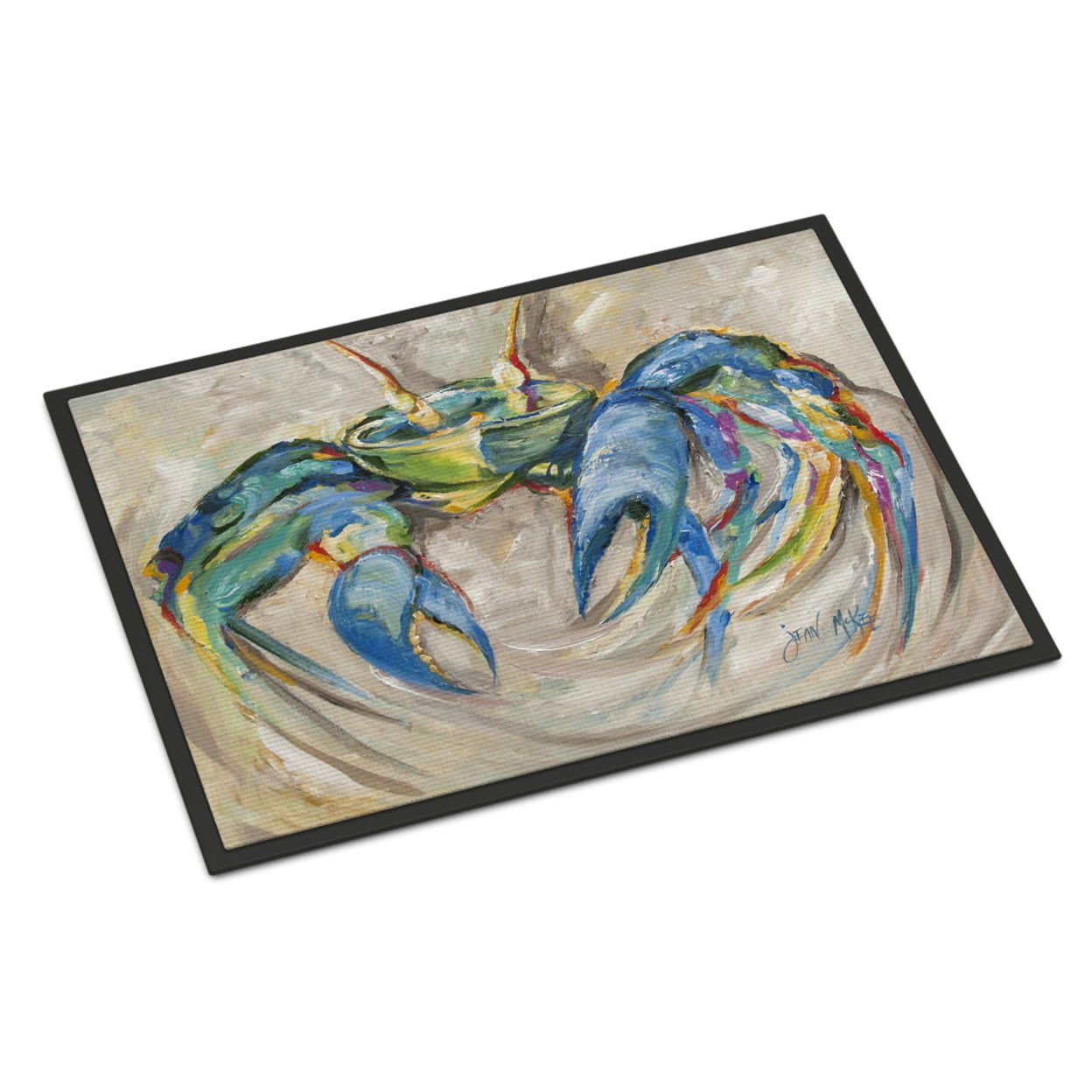 Carolines Treasures JMK1089JMAT Blue Crab Door Mat Indoor Rug or ...