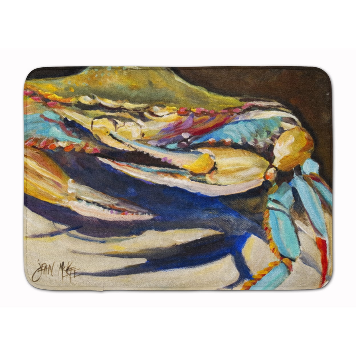Carolines Treasures JMK1100RUG Crab to Crab Blue Crab Machine Washable ...
