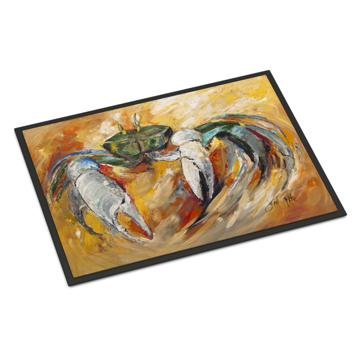 Carolines Treasures JMK1108JMAT Blue Crab Door Mat Indoor Rug or ...