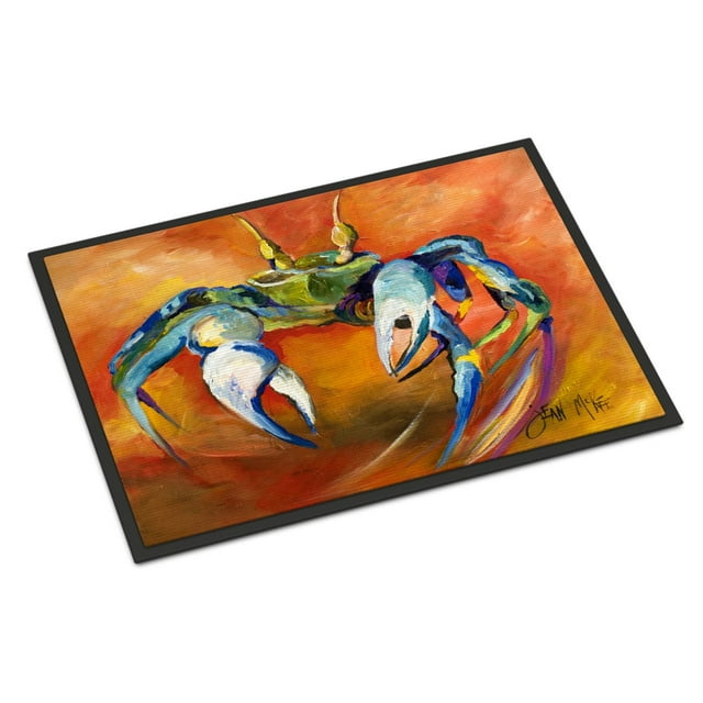 Carolines Treasures JMK1110JMAT Blue Crab Door Mat Indoor Rug or ...