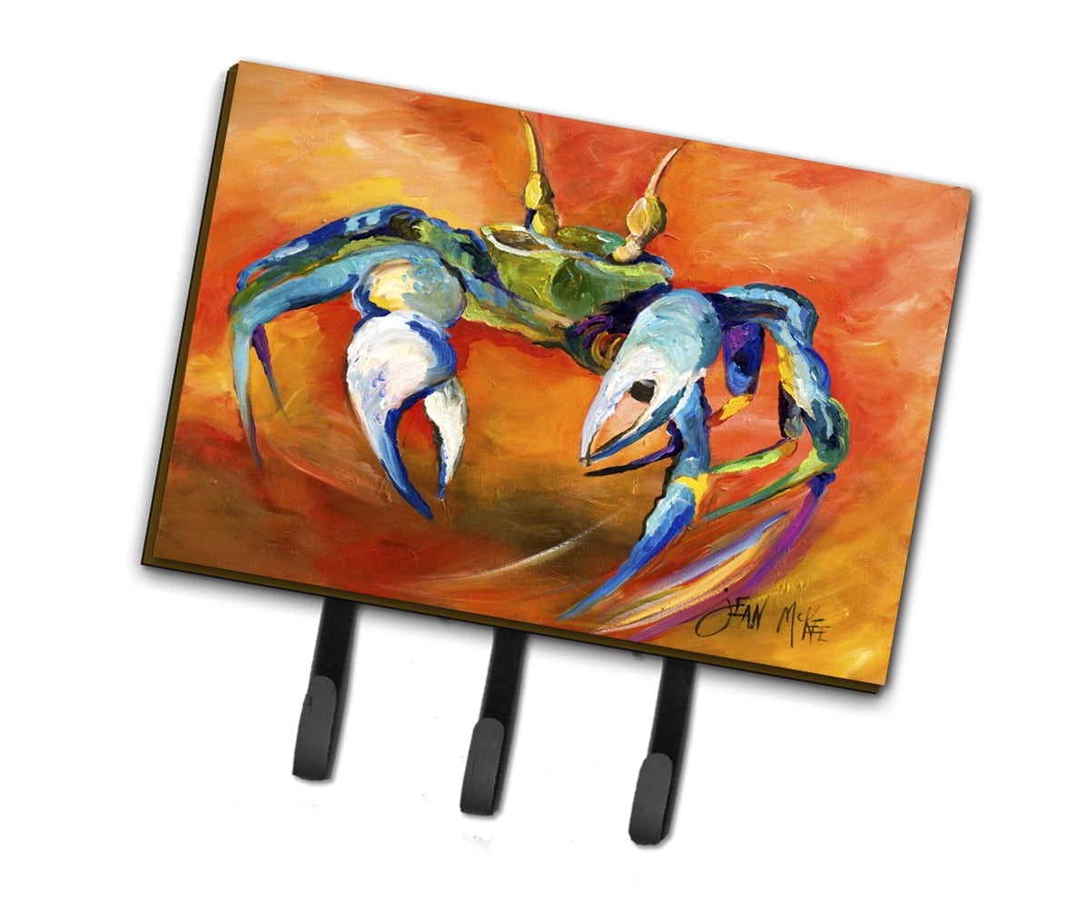 Carolines Treasures JMK1110TH68 Blue Crab Leash or Key Holder Triple ...
