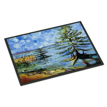 Carolines Treasures JMK1092JMAT Blue Crab Door Mat Indoor Rug or ...