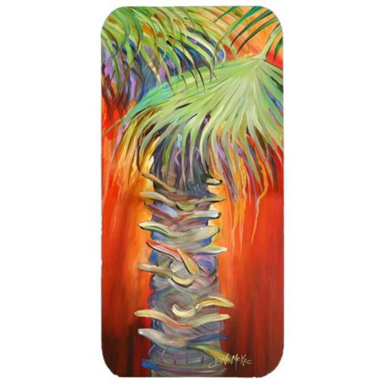 Carolines Treasures JMK1339VRC5828 Red Palm Tree Kitchen & Bath Mat ...