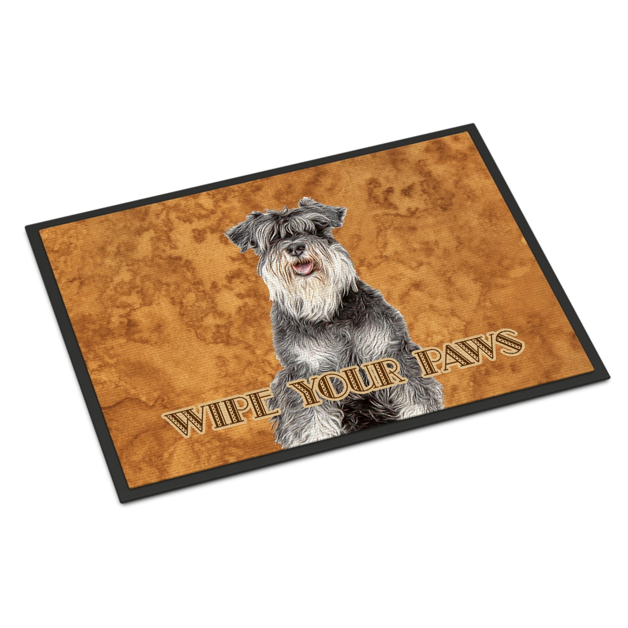 Carolines Treasures KJ1221MAT Schnauzer Wipe your Paws Door Mat Indoor ...