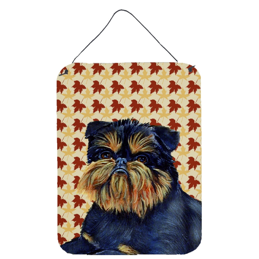 Carolines Treasures LH9118DS1216 Brussels Griffon Fall Leaves Portrait ...
