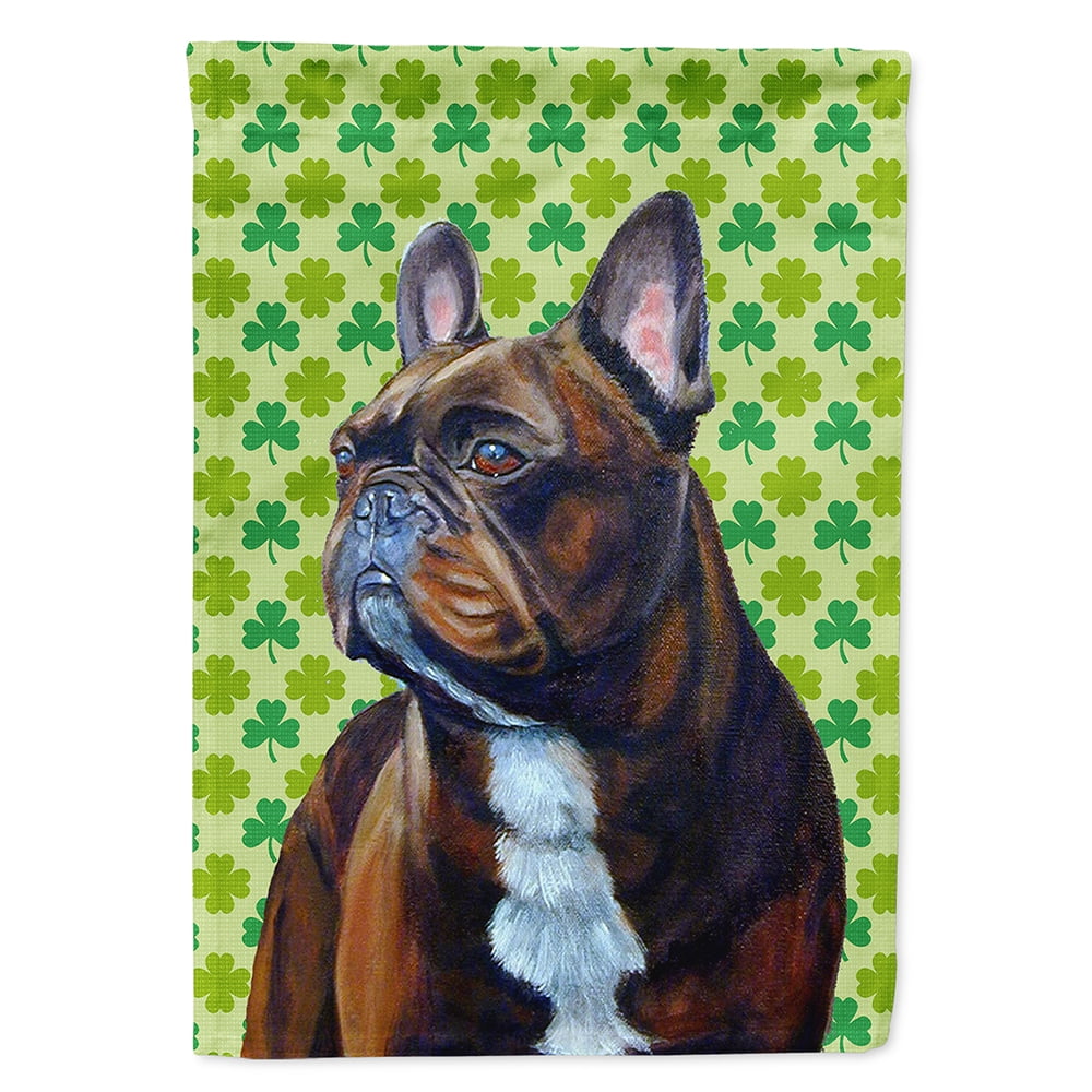 Carolines Treasures LH9205-FLAG-PARENT French Bulldog St. Patricks Day ...