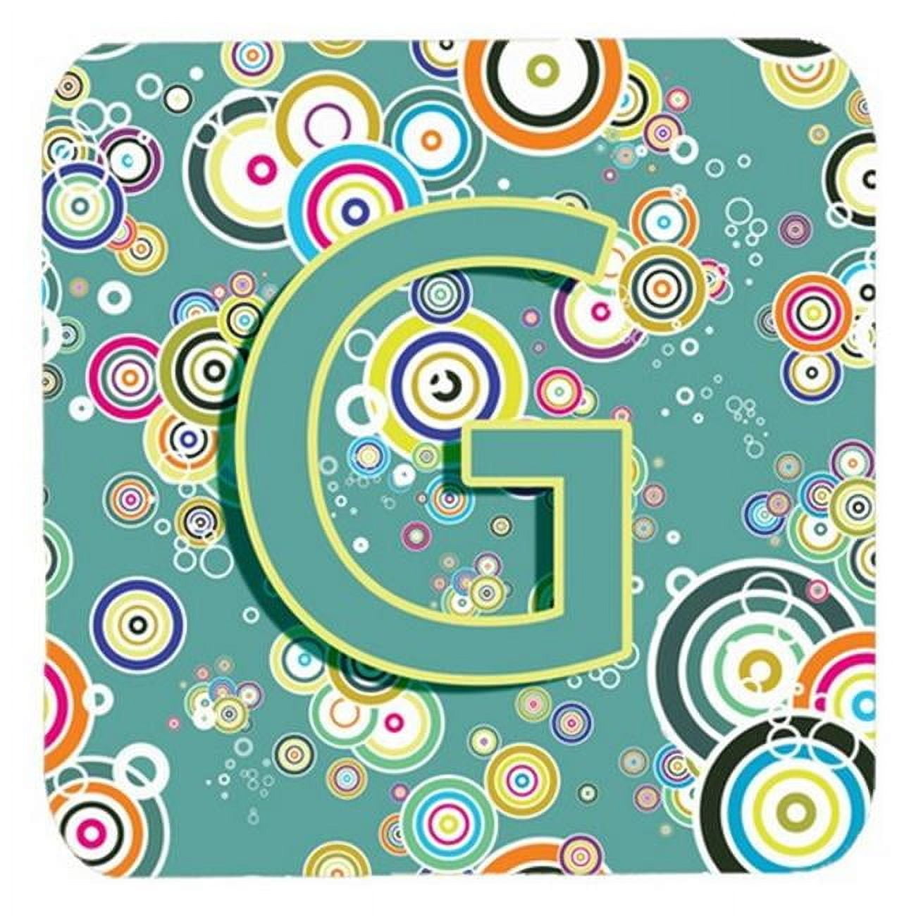 Carolines Treasures Letter G Circle Circle Teal Initial Alphabet Foam ...
