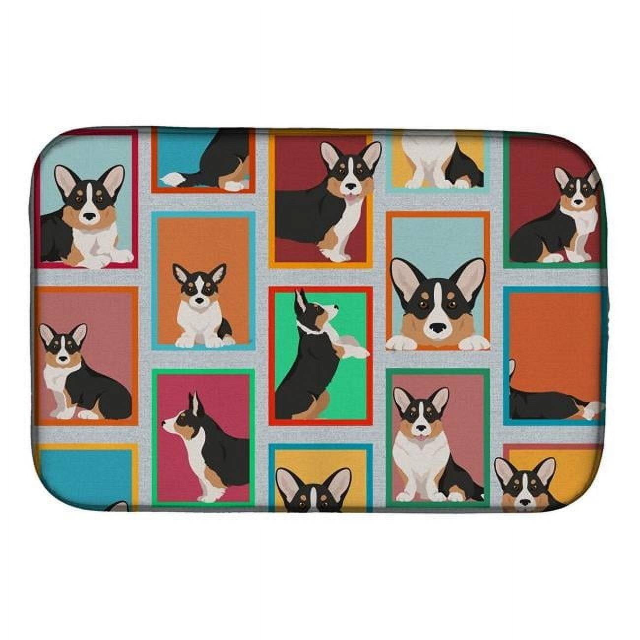 Carolines Treasures MLM1112DDM 21 x 14 in. Unisex Lots of Tricolor ...