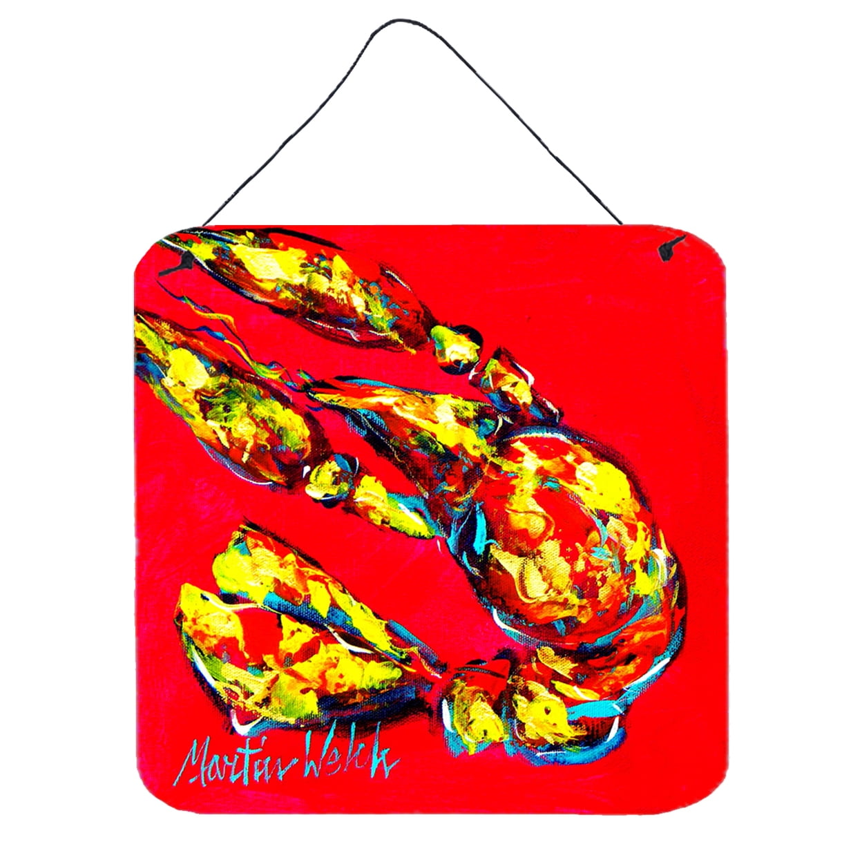 Carolines Treasures MW1022DS66 Crawfish Crunch Time Wall or Door ...