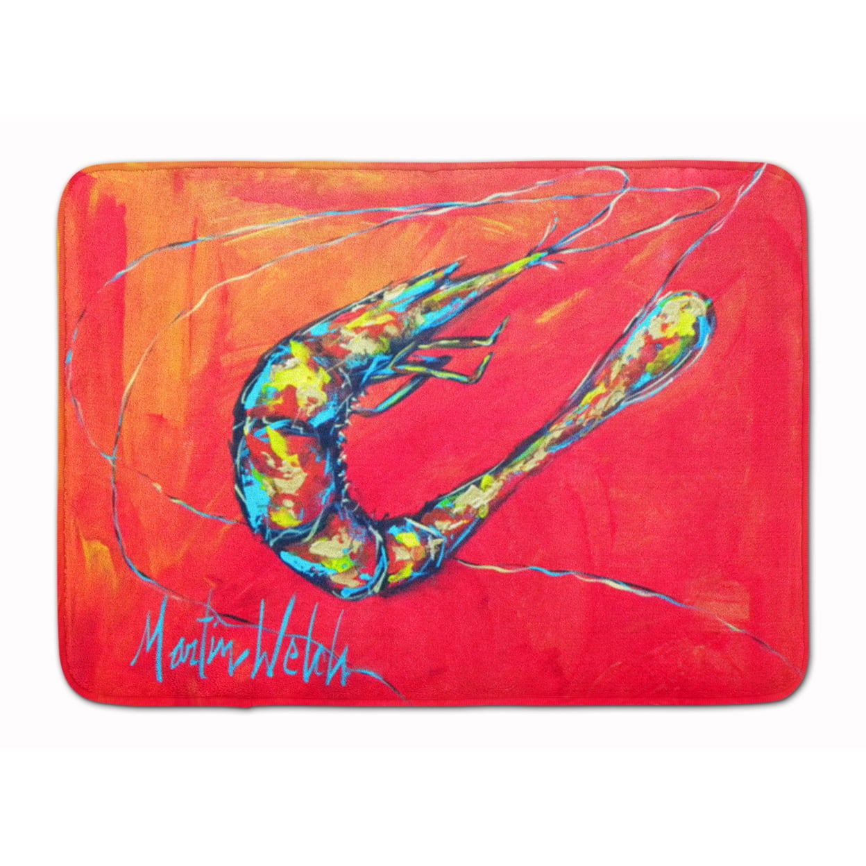 Carolines Treasures MW1097RUG Shrimp Seafood Three Machine Washable ...