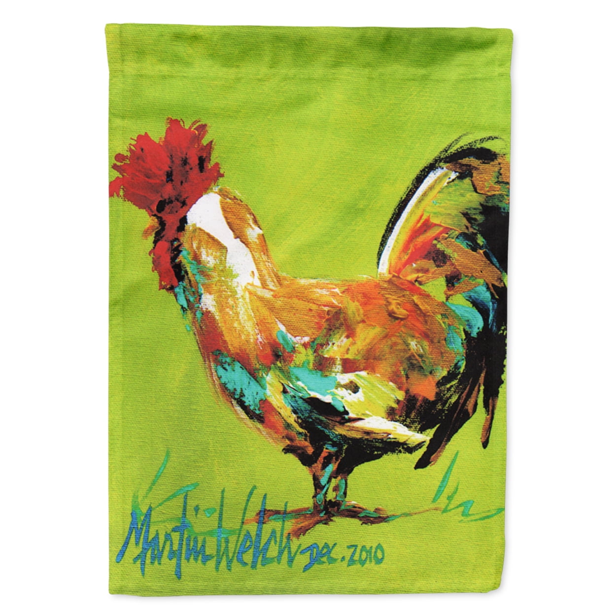 Carolines Treasures MW1192GF Cockadoo Rooster Flag Garden Size Small ...
