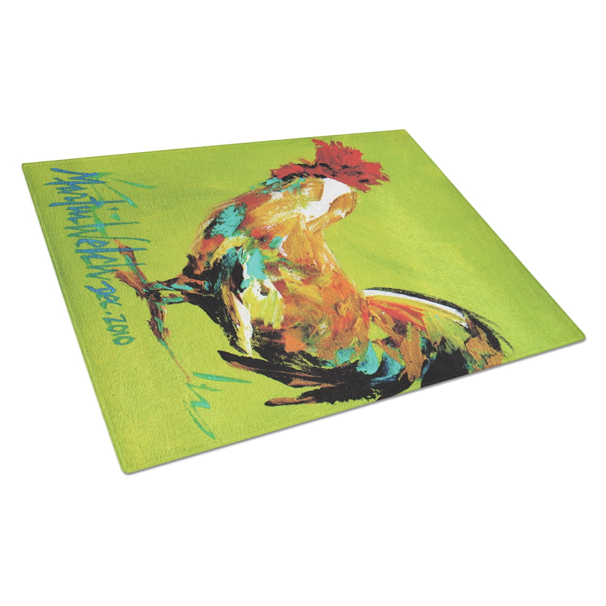 Carolines Treasures MW1192LCB Cockadoo Rooster Glass Cutting Board ...