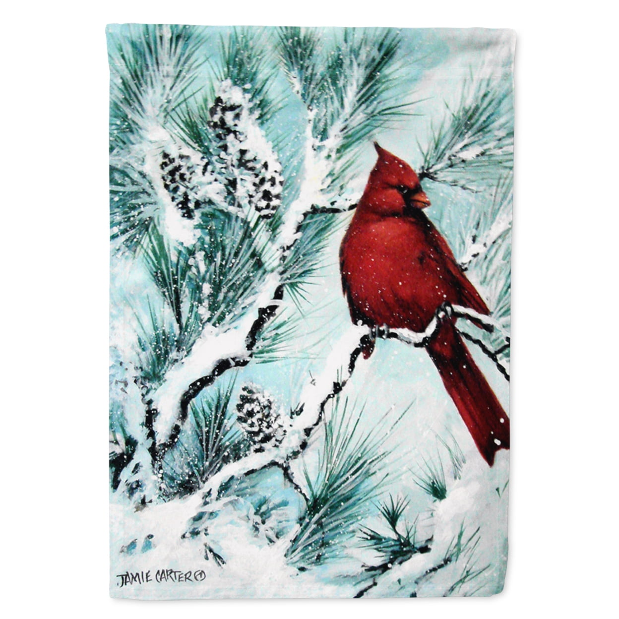 Carolines Treasures PJC1057GF Winters Glory Redbird 1 Northern Cardinal ...