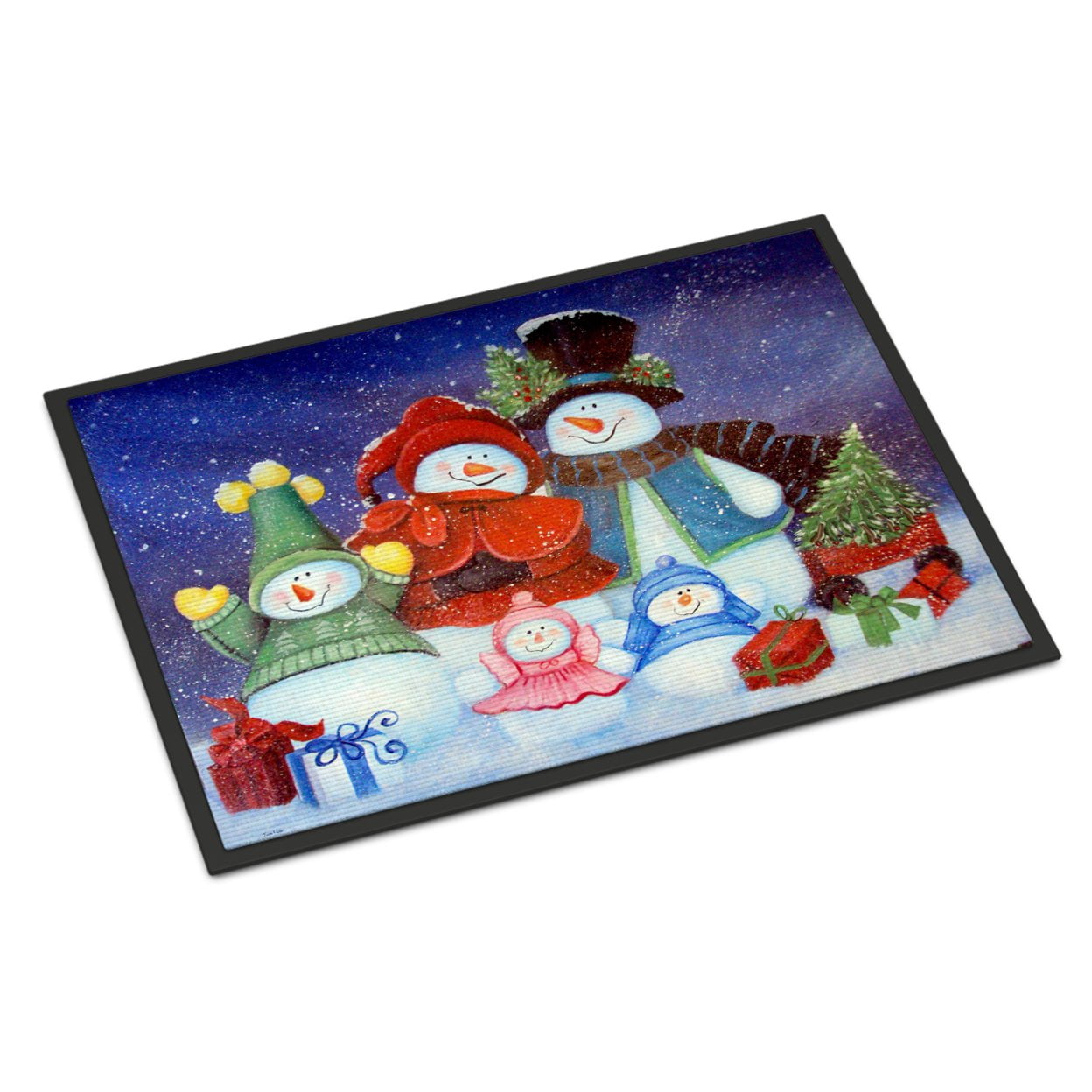Carolines Treasures PJC1080MAT Merry Christmas From Us All Snowman Door ...