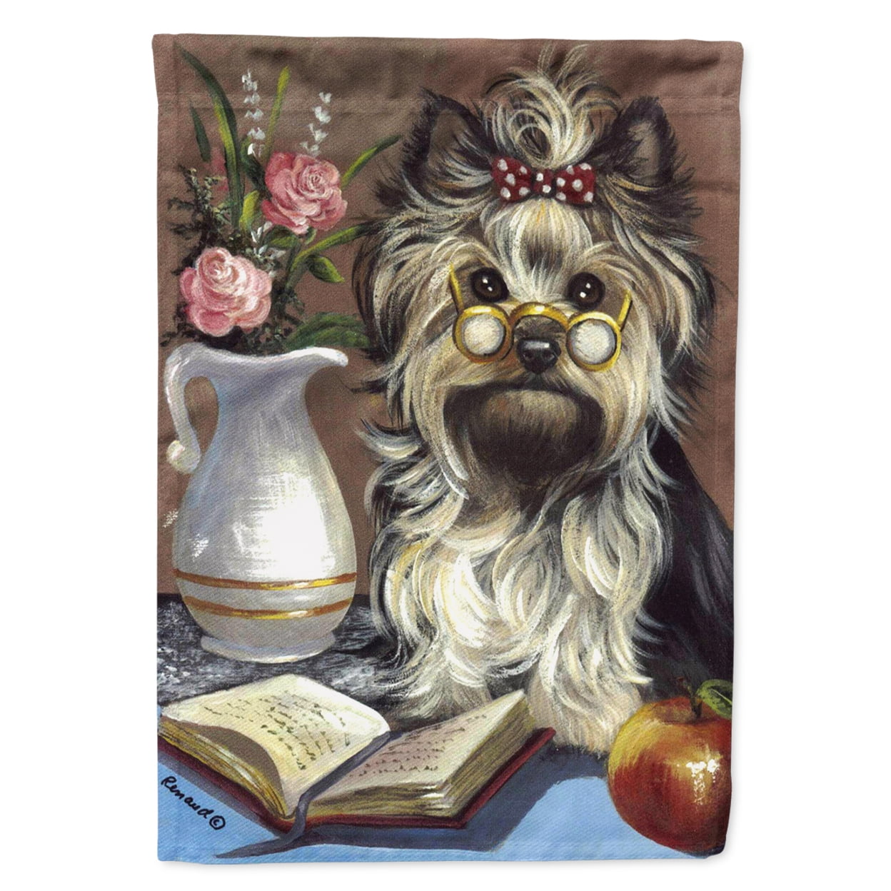 Yorkie Teacher's Pet Garden Flag - Walmart Business Supplies