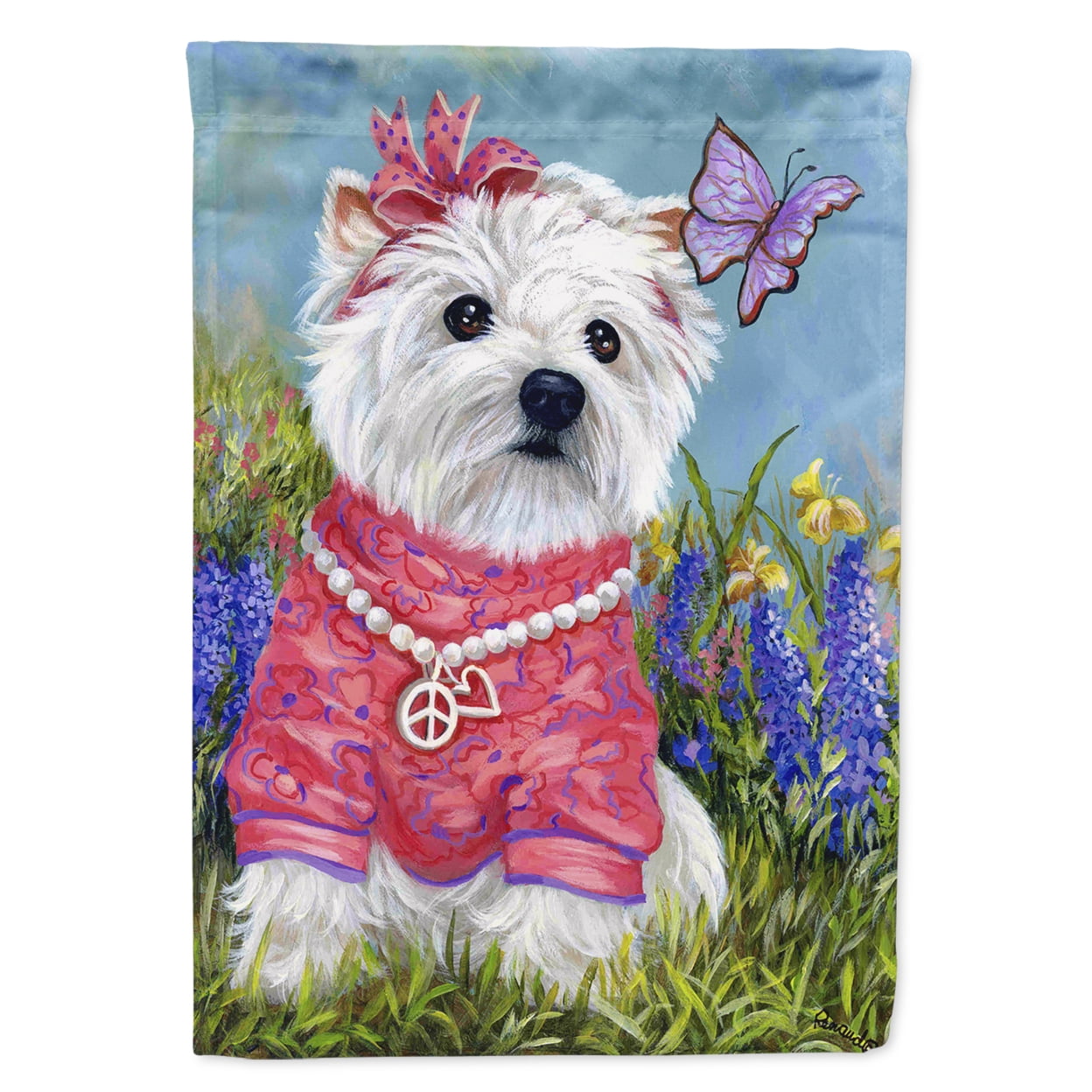 Westie Garden Flags