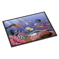 Carolines Treasures JMK1059JMAT Jeannie Shrimp Boat Door Mat Indoor Rug ...