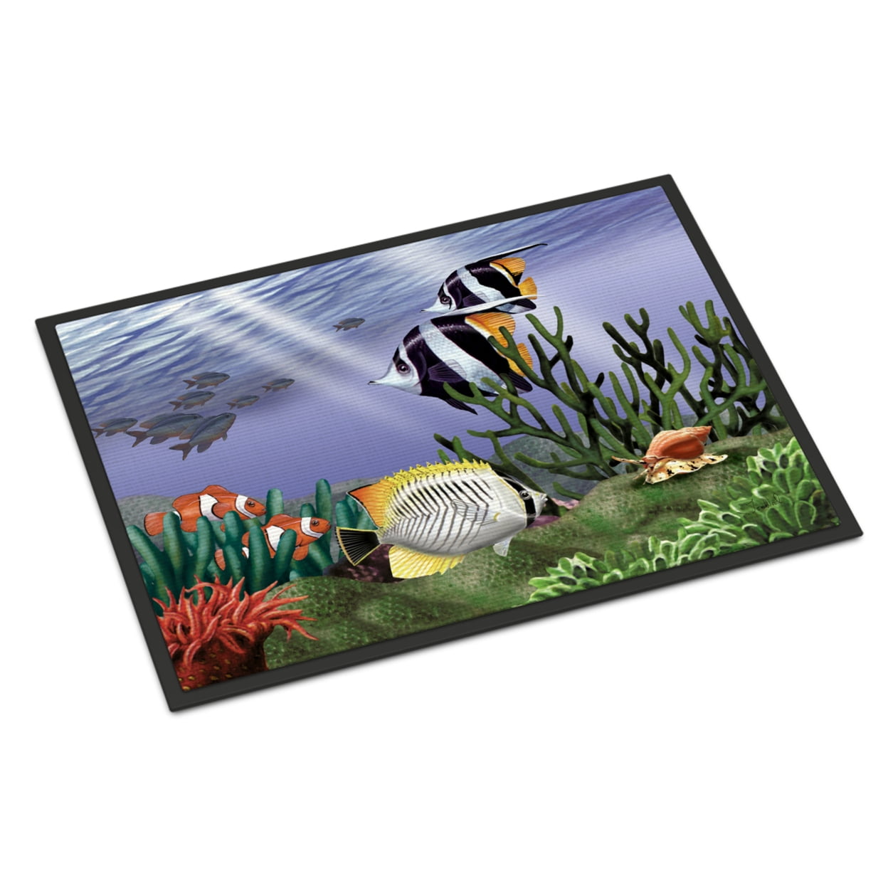 Carolines Treasures PTW2034JMAT Undersea Fantasy 9 Door Mat Indoor Rug ...