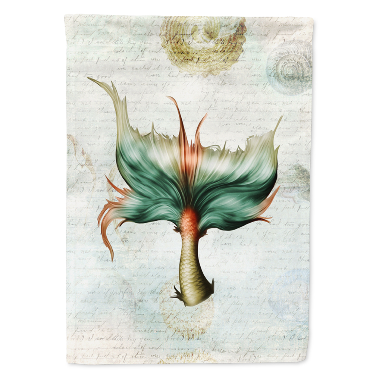 Carolines Treasures SB3039GF Mermaids and Mermen Mermaid Tail Flag ...