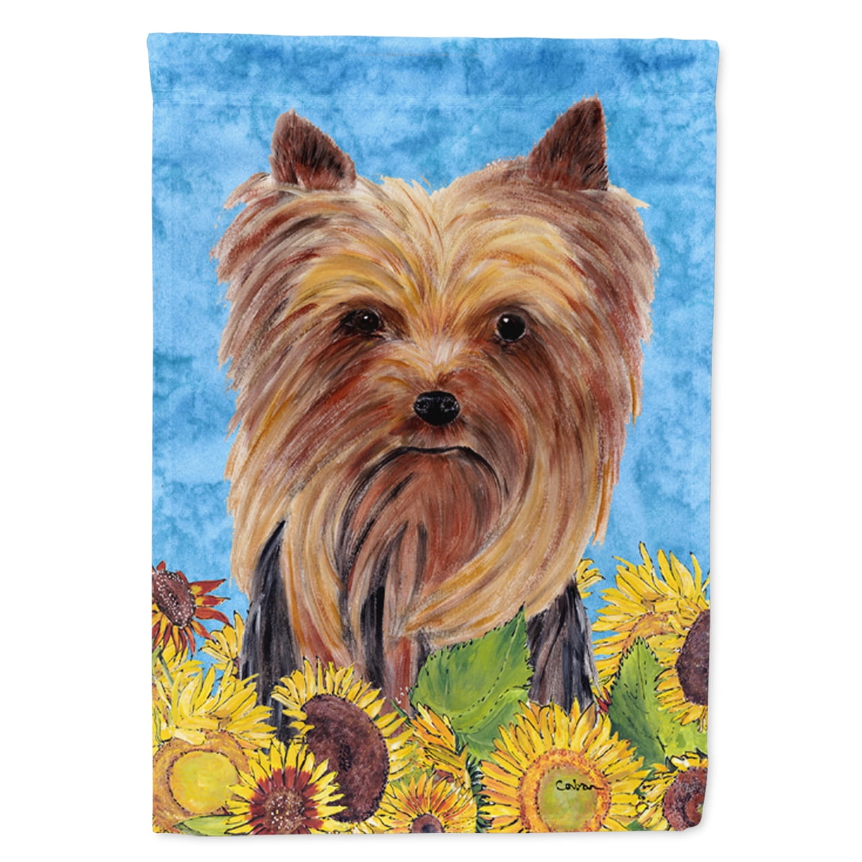 Carolines Treasures SC9060-FLAG-PARENT Yorkie Flag multicolor - Walmart ...