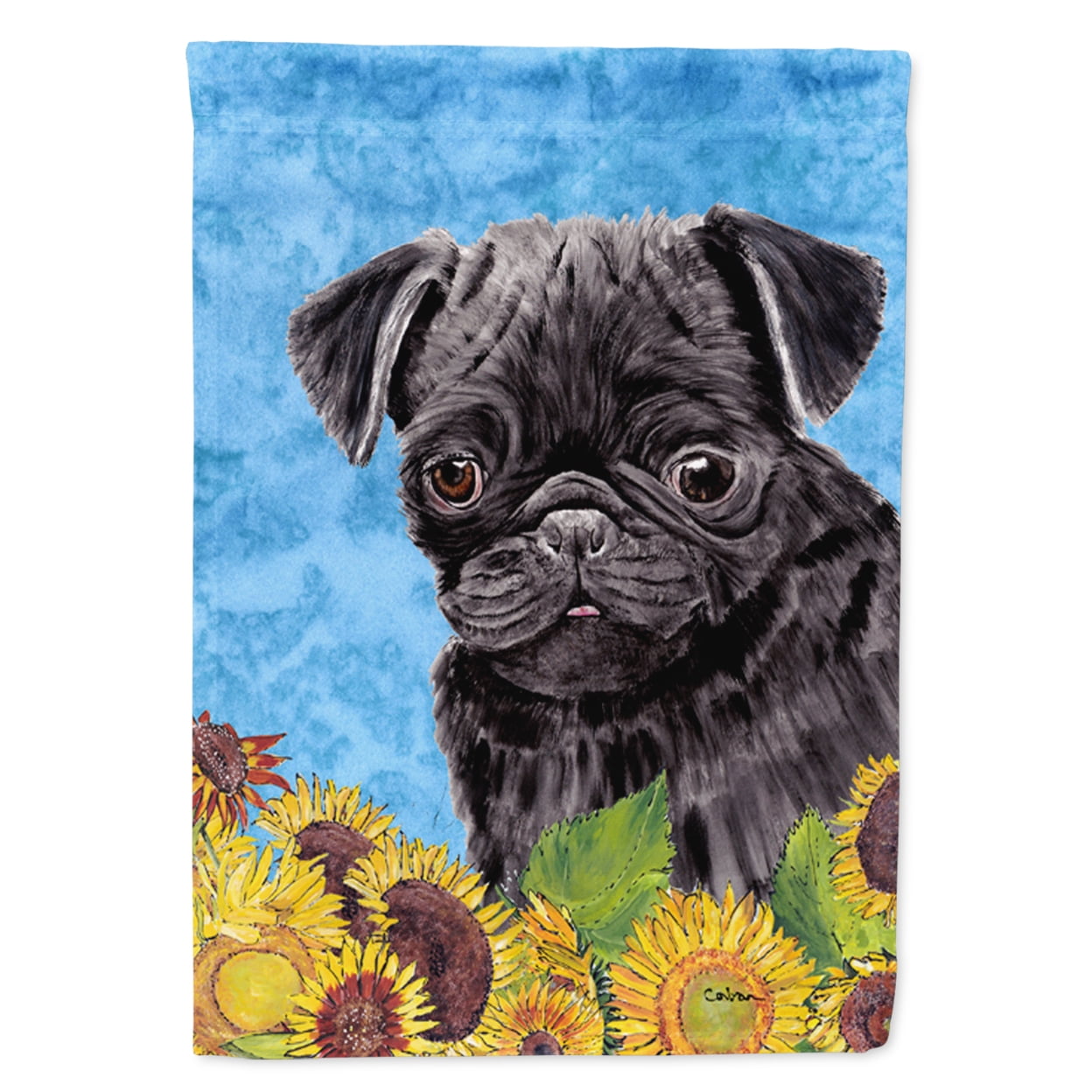 Carolines Treasures SC9062-FLAG-PARENT Pug Flag multicolor - Walmart.com