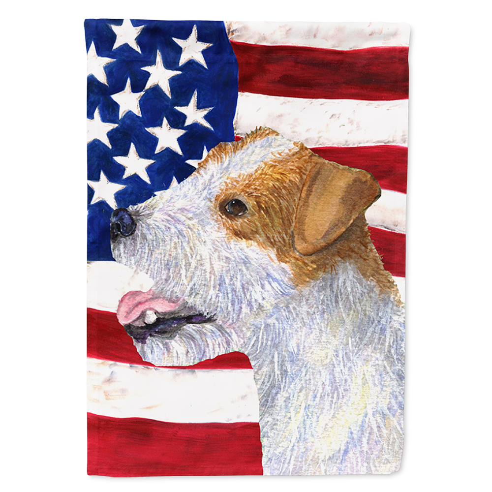 USA American Flag with Jack Russell Terrier Garden Flag - Walmart.com