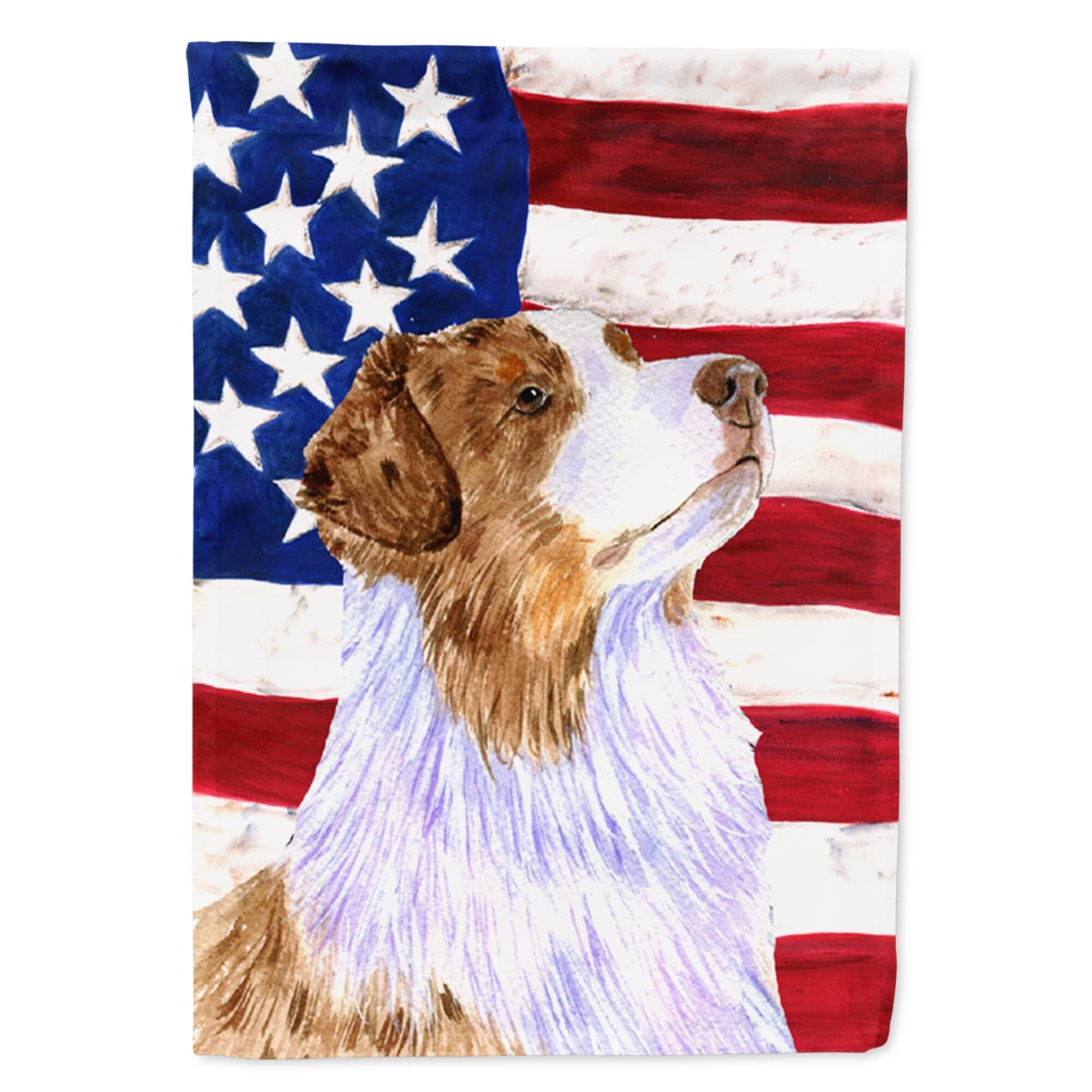 Carolines Treasures SS4252-FLAG-PARENT USA American Flag with ...